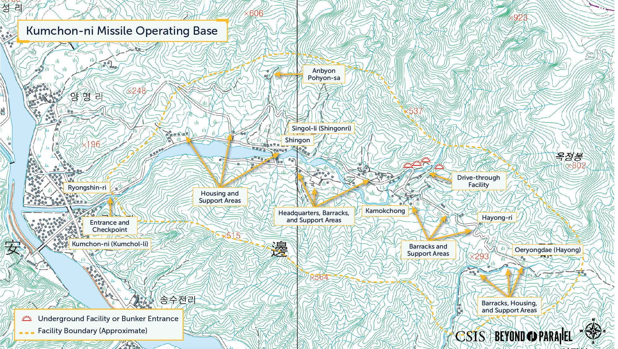 Undeclared North Korea: The Kumchon-ni Missile Operating Base - Beyond ...