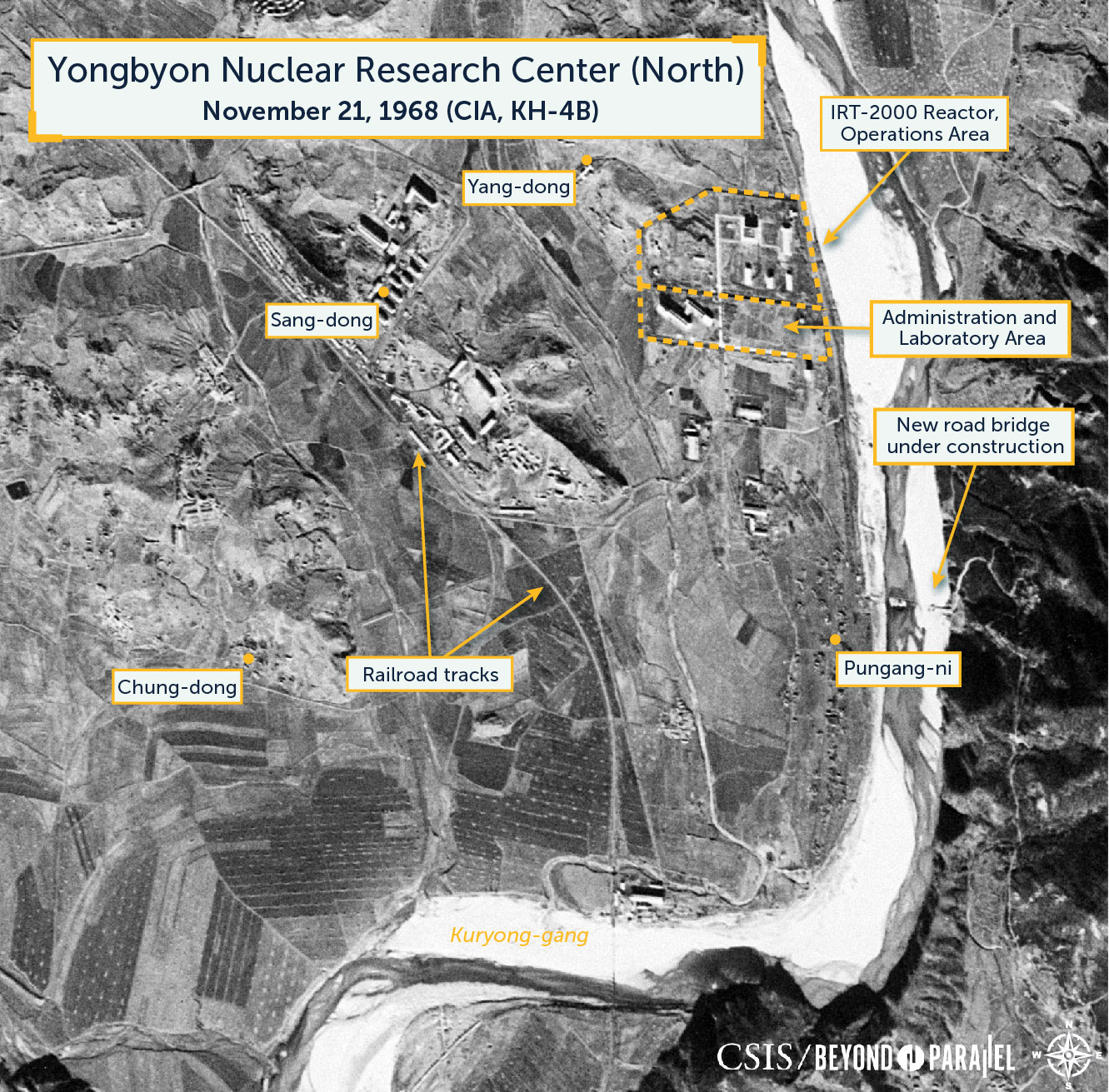Yongbyon Declassified Part V: Expansion Begins Across the Kuryong-gang ...
