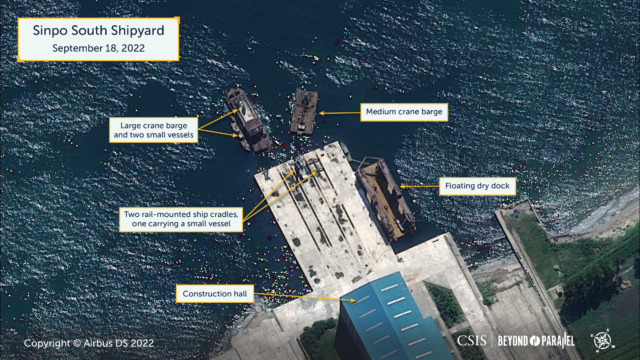 Activity at the Sinpo South Shipyard Part 2: The Construction Halls ...