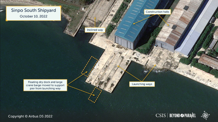 Activity at the Sinpo South Shipyard Part 2: The Construction Halls ...