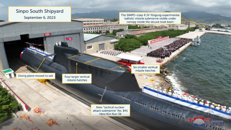 North Korea Launches New Ballistic Missile Submarine - Beyond Parallel