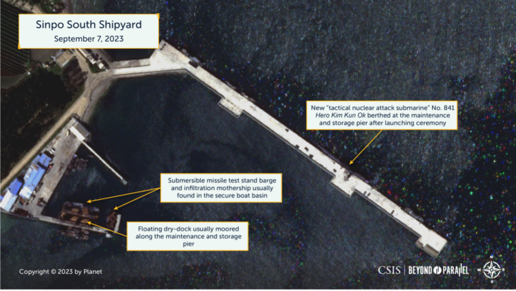 North Korea Launches New Ballistic Missile Submarine - Beyond Parallel