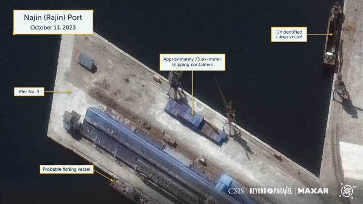 Ongoing Arms Transfer Activity at Najin Port - Beyond Parallel