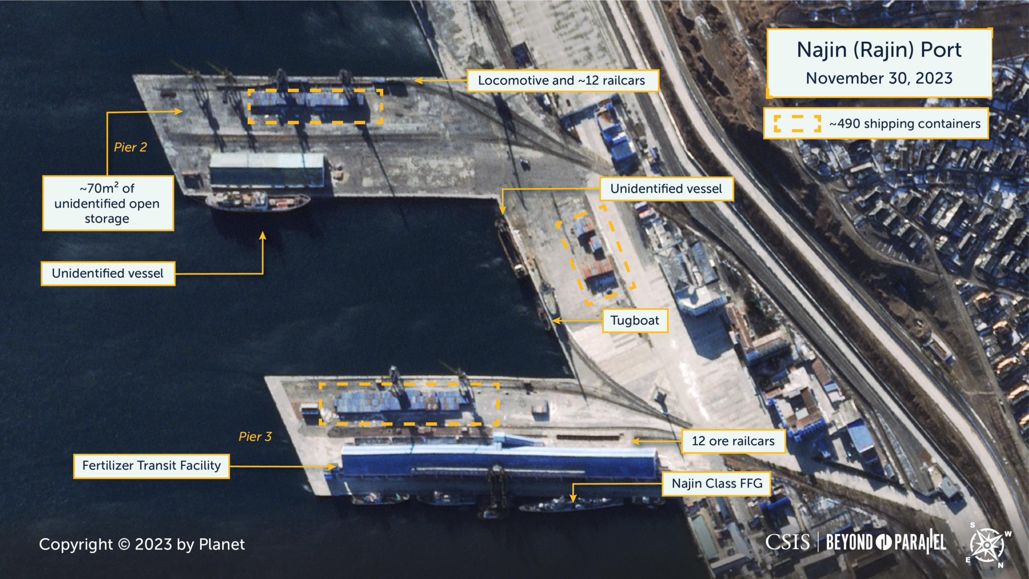 Activity at Najin Points to Continued DPRK-Russia Arms Transfers ...
