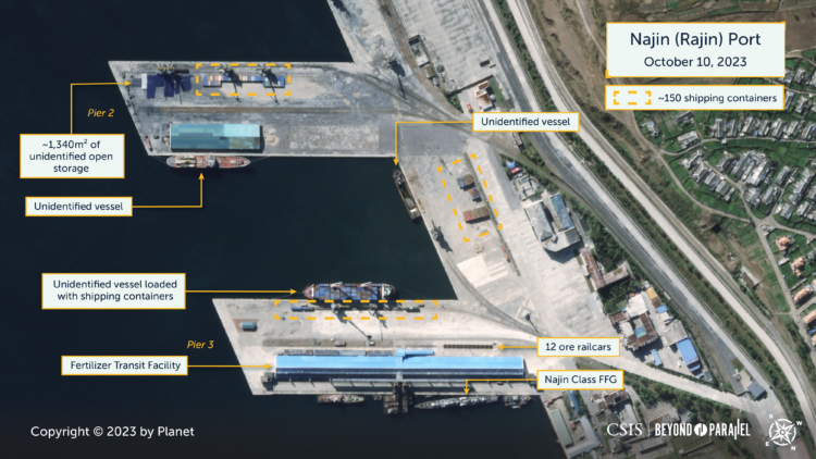 Activity at Najin Points to Continued DPRK-Russia Arms Transfers ...