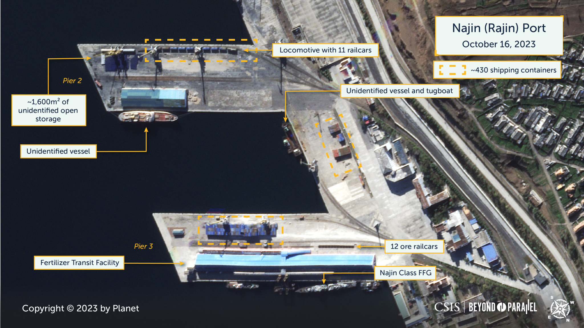 Activity at Najin Points to Continued DPRK-Russia Arms Transfers ...