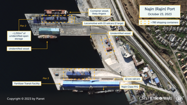 Activity at Najin Points to Continued DPRK-Russia Arms Transfers ...