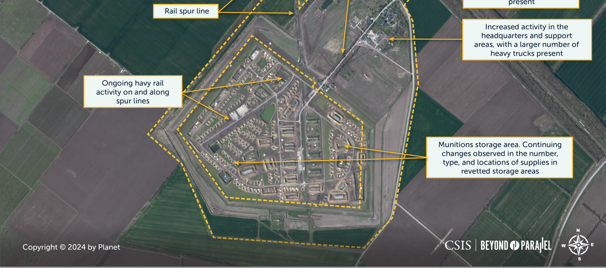 Ongoing Activity at Russia's Tikhoretsk Munitions Storage Facility ...