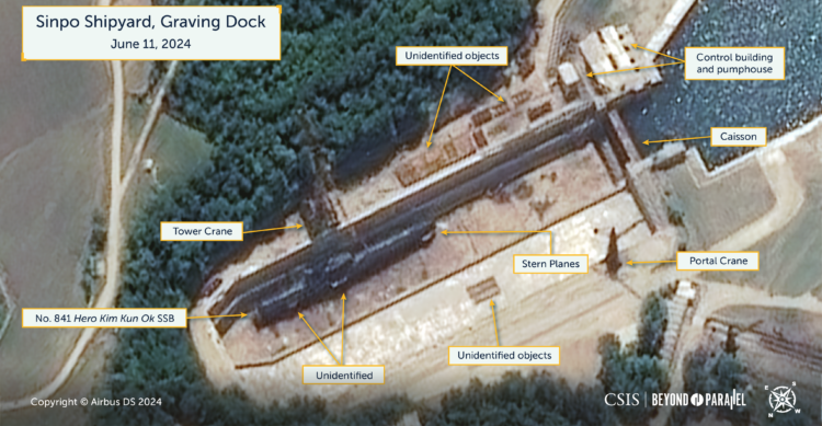 Recent Ballistic Missile Submarine Movements at Sinpo - Beyond Parallel