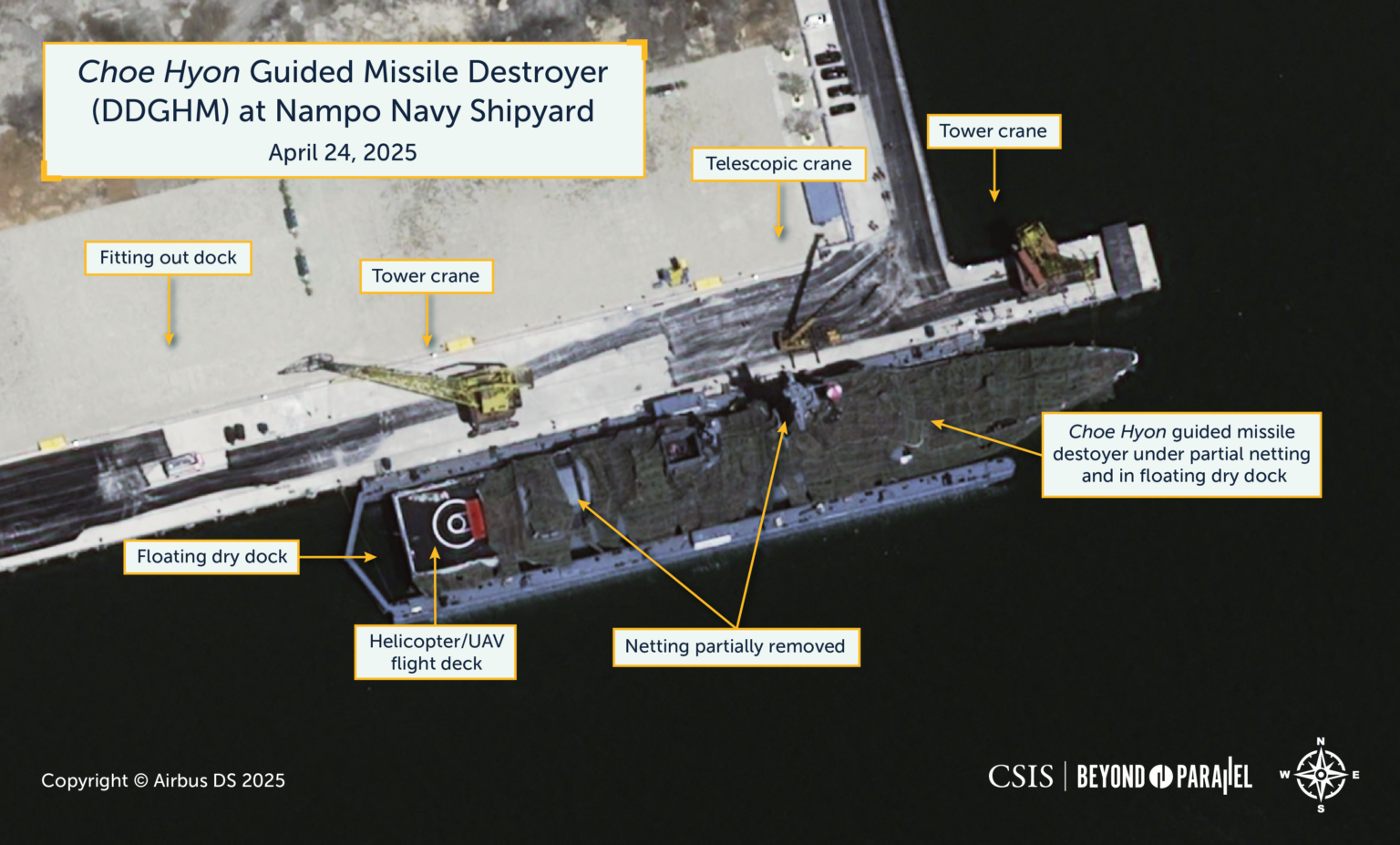 North Korea Launches the Choe Hyon Guided Missile Destroyer - Beyond ...