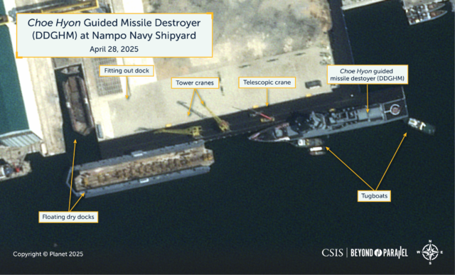 North Korea Launches the Choe Hyon Guided Missile Destroyer - Beyond ...