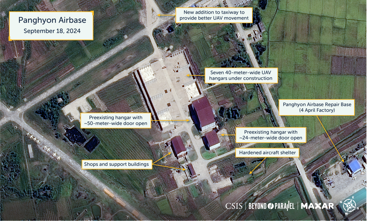 North Korean Strategic UAV Activity at Panghyon Airbase - Beyond Parallel