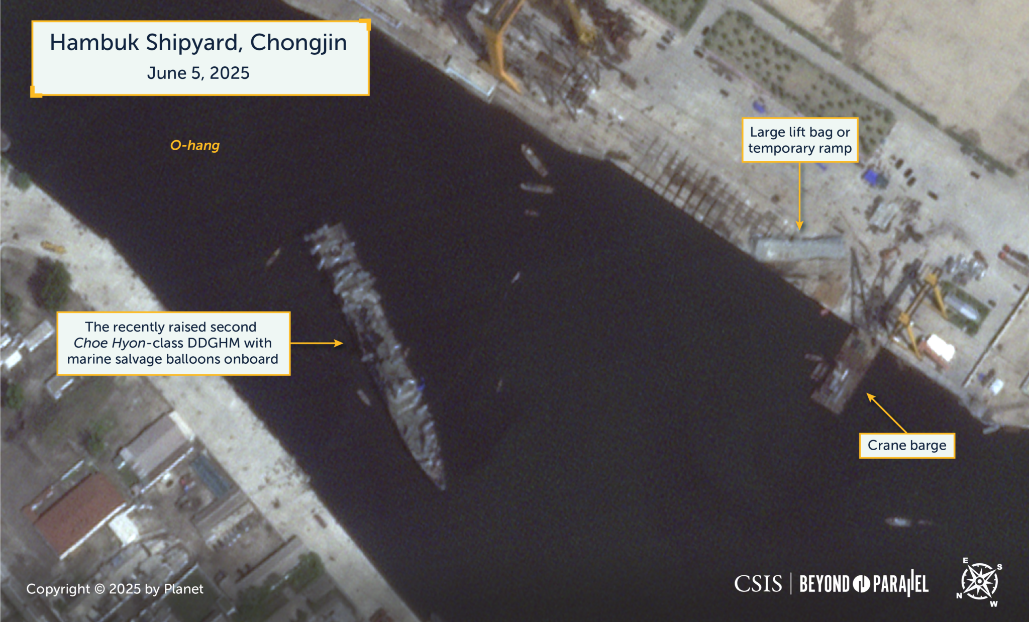 Second Choe Hyon Destroyer at Chongjin Raised - Beyond Parallel