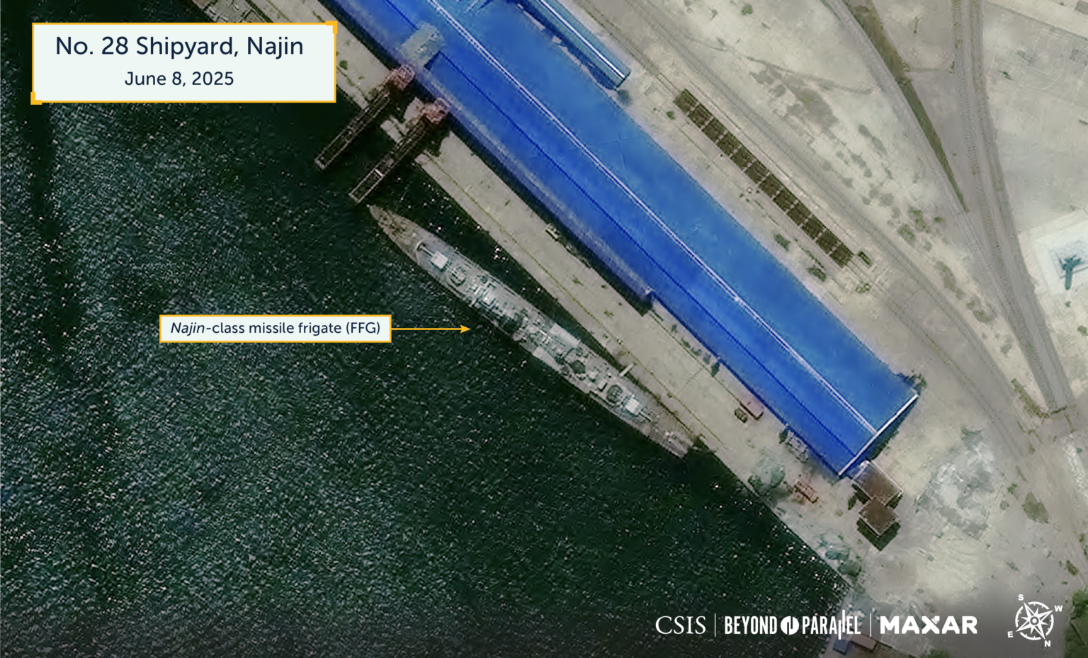 Raised Destroyer Arrives at Najin - Beyond Parallel