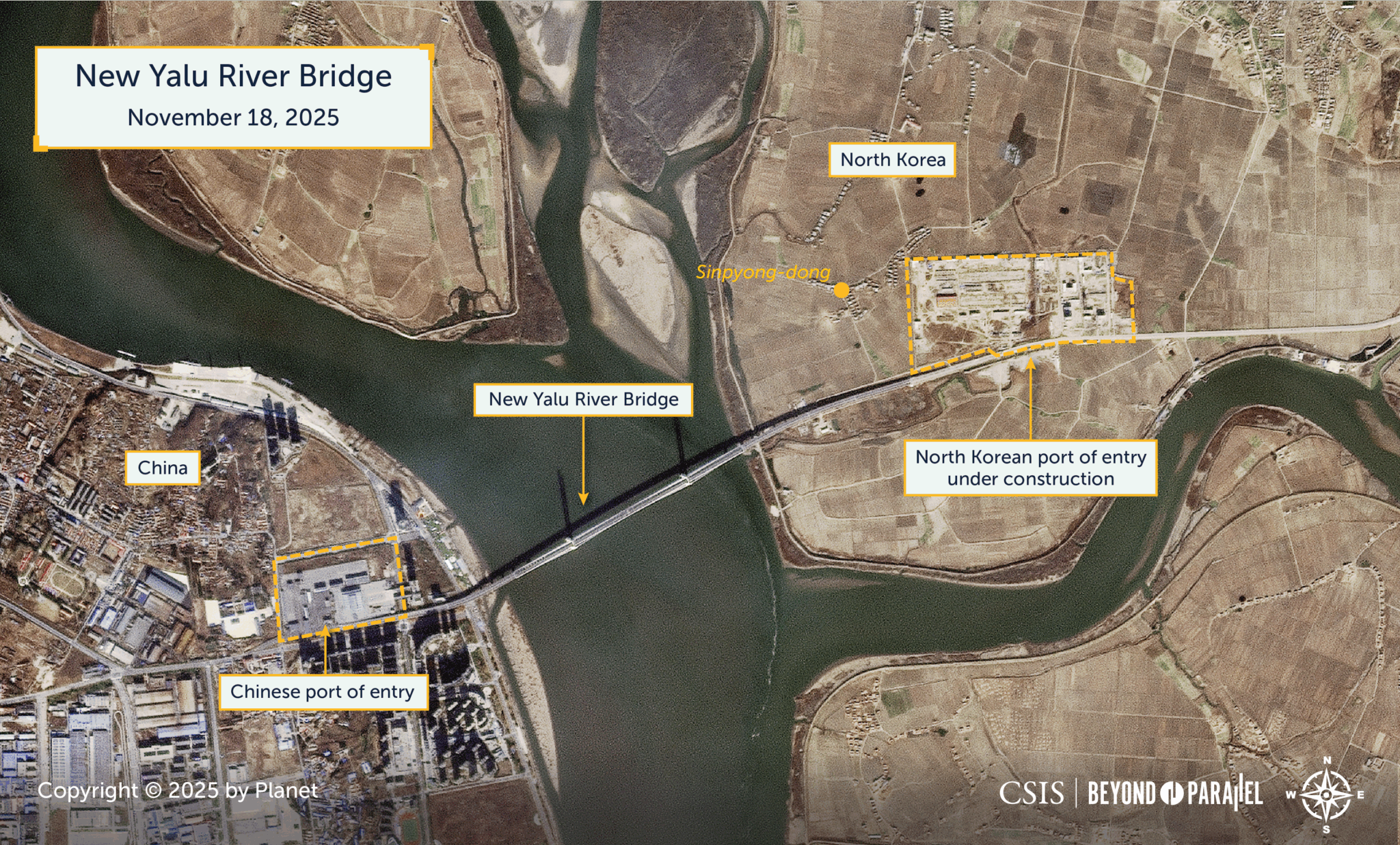 Progress at the Much-Delayed New Yalu River Bridge - Beyond Parallel
